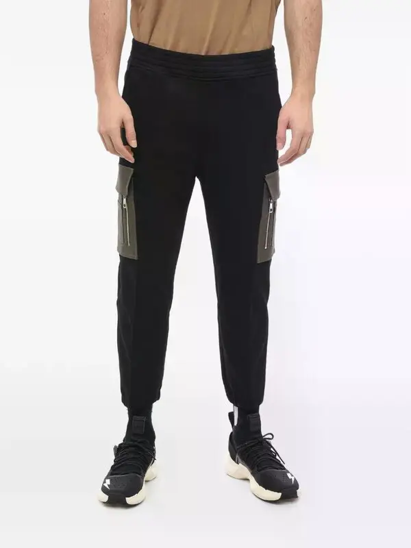 Neil Barrett Cargo-pocket Track Pants - Black