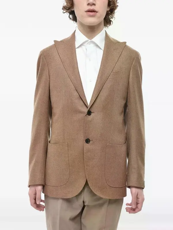 Corneliani Peak-lapel Blazer - Brown