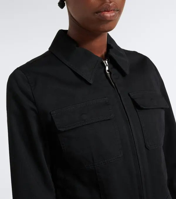 Vince Cropped Cotton Jacket