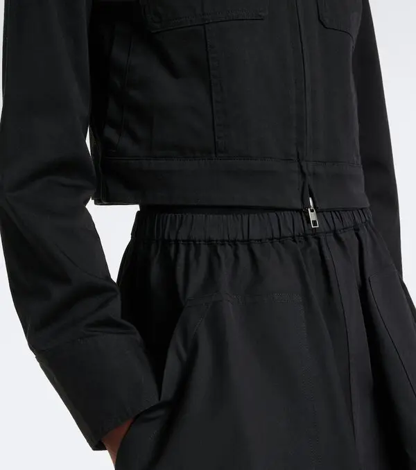 Vince Cropped Cotton Jacket