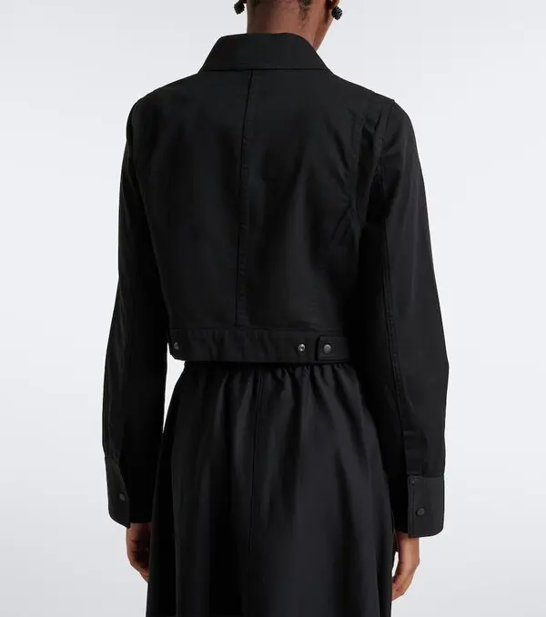 Vince Cropped Cotton Jacket