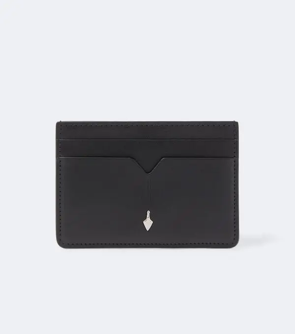 JACQUES MARIE MAGE Theodore Leather Card Holder - Black
