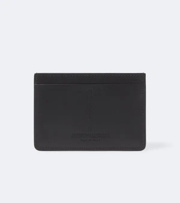 JACQUES MARIE MAGE Theodore Leather Card Holder - Black