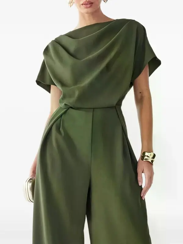 BWLDR Cowl-neck Jumpsuit