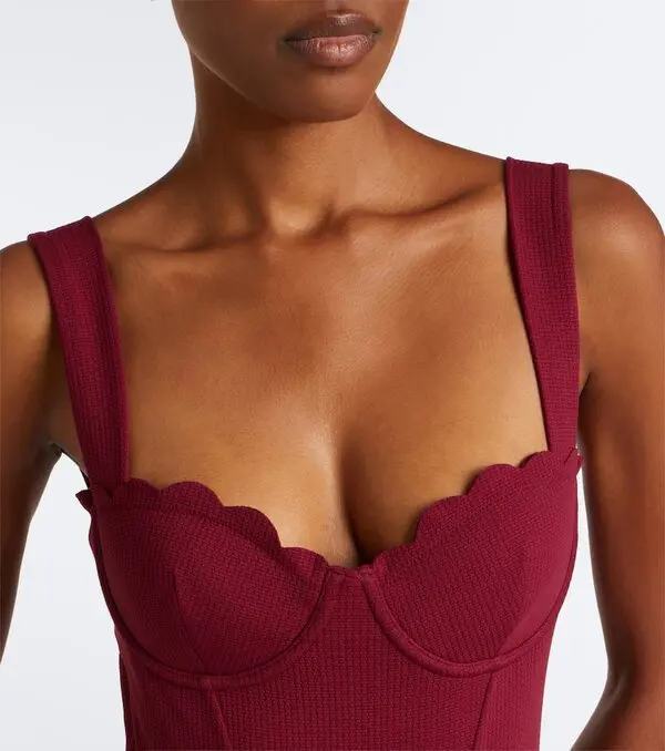 Marysia La Roche Scalloped One Piece Swimsuit