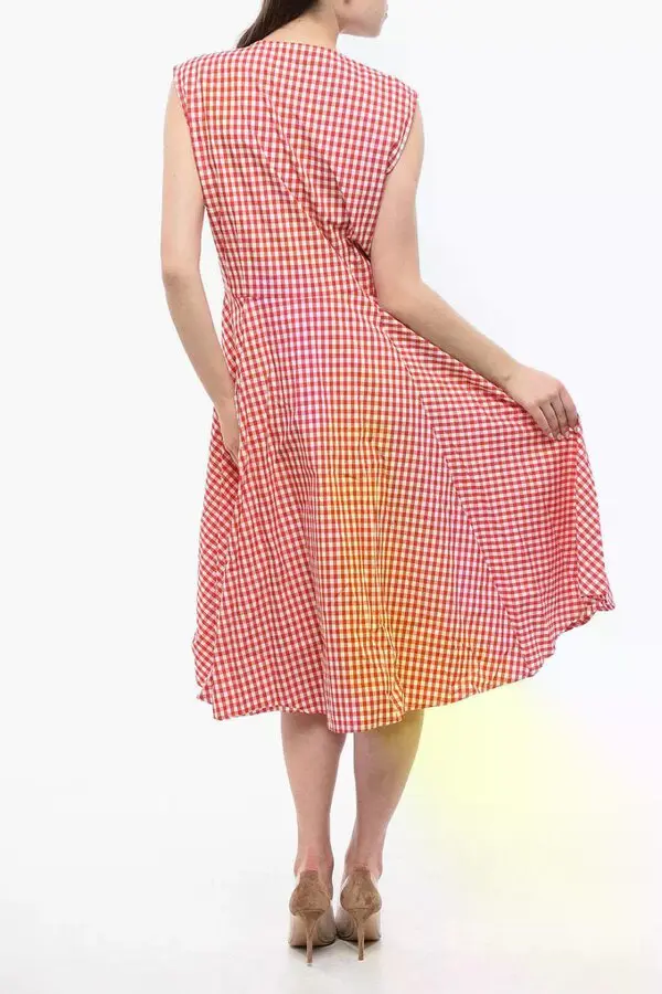 Woolrich Archive Gingham Midi Dress