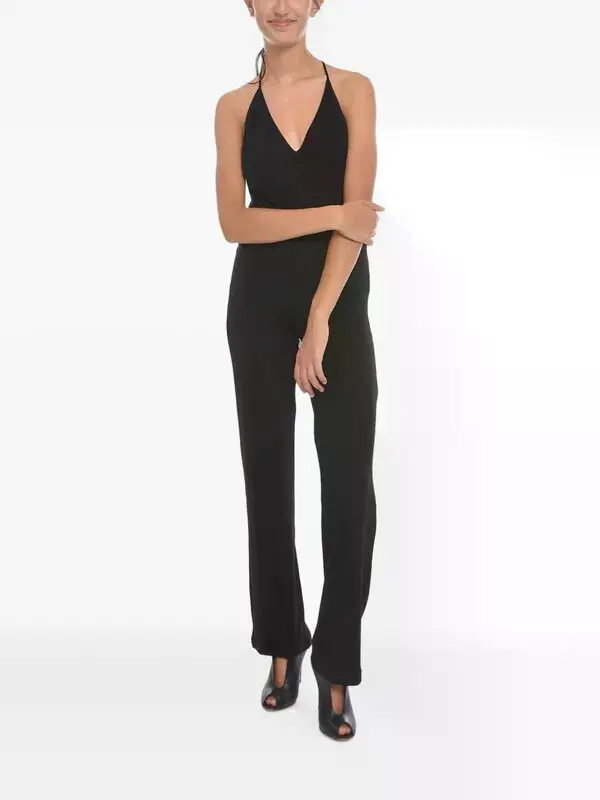 LAMA JOUNI Ribbed-knit Palazzo Pants
