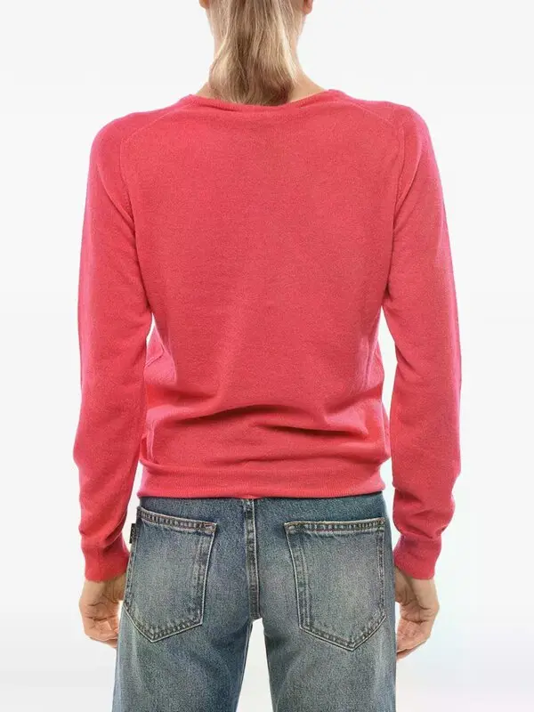 Malo Crew Neck Long Sleeve Sweater - Pink