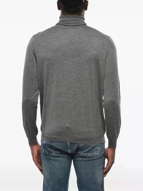 Malo Turtleneck Sweater - Grey