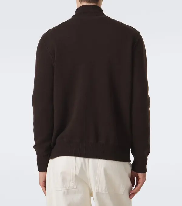 ALLUDE Wool And Cashmere Cardigan - Brown