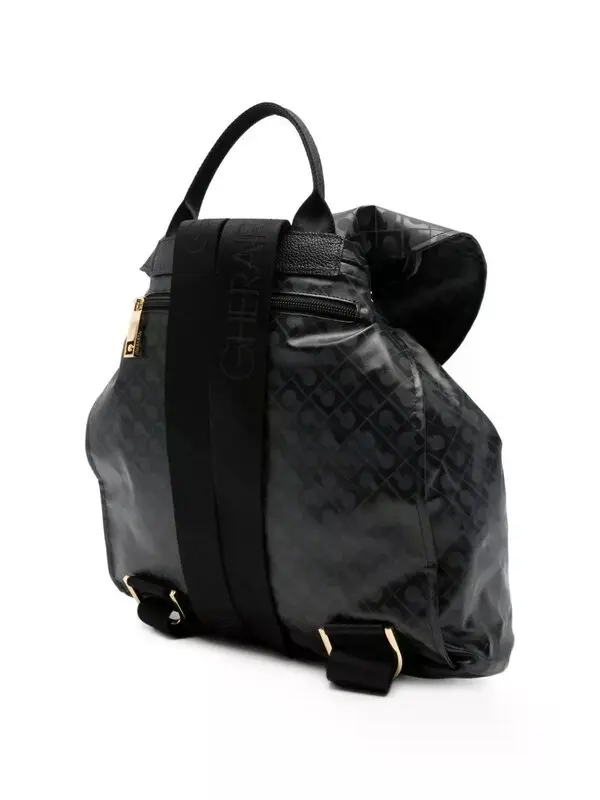 GHERARDINI Logo Print Buckle-fastening Backpack