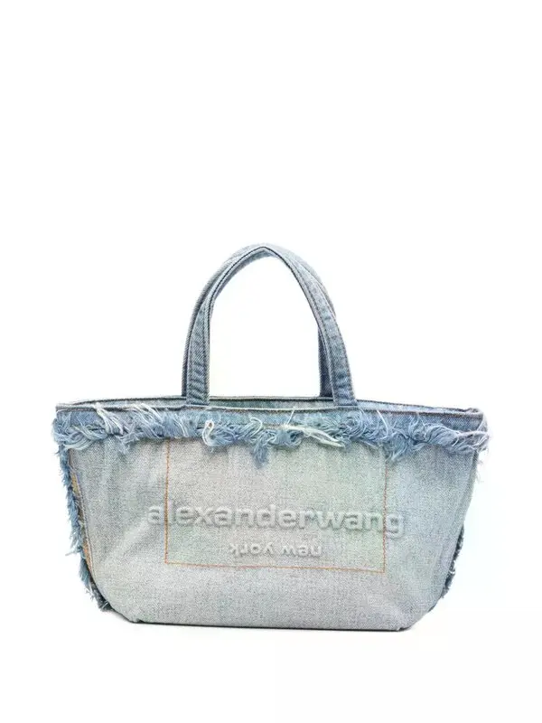 Alexander Wang Small Denim Tote Bag - Blue