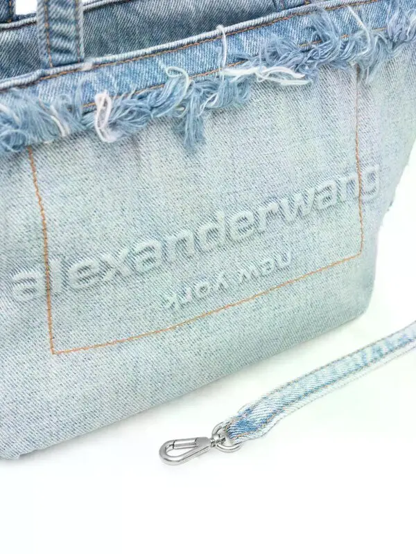 Alexander Wang Small Denim Tote Bag - Blue