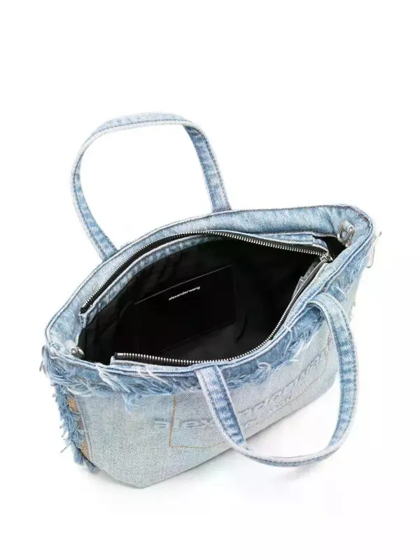 Alexander Wang Small Denim Tote Bag - Blue