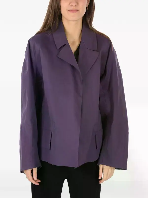 MAISON MARGIELA Cut-out Open-front Jacket - Purple