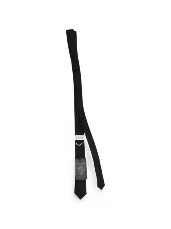 Saint Laurent Monogram Silk Tie