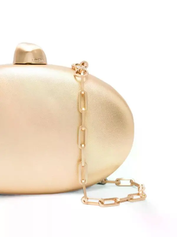 Cult Gaia Eviana Clutch Bag - Gold