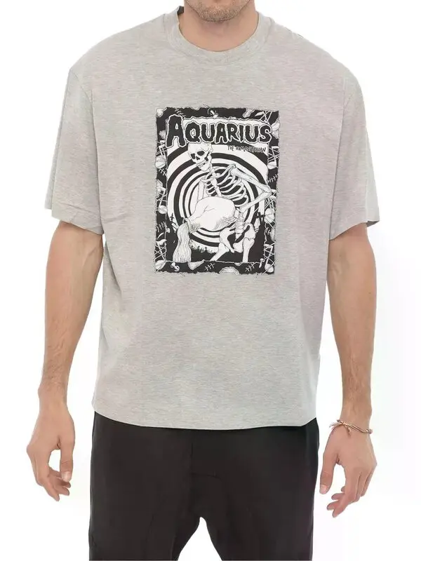 Neil Barrett Logo-print T-shirt - Grey