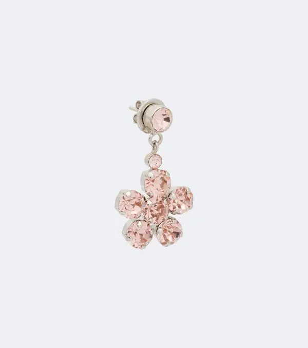Simone Rocha Crystal-embellished Drop Earrings - Pink