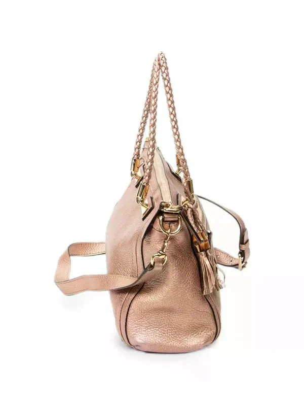 Gucci Bella Braided-handle Tote Bag