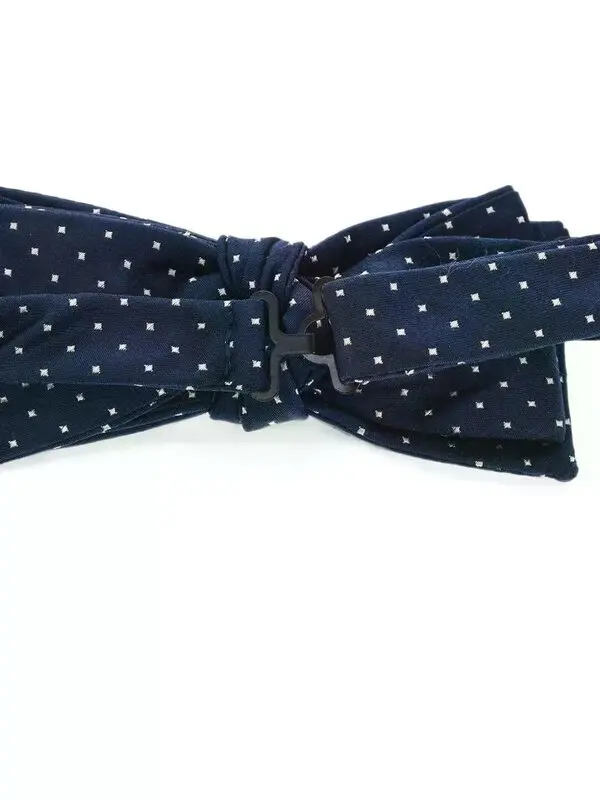 Corneliani Polka-dot Silk Bow Ties