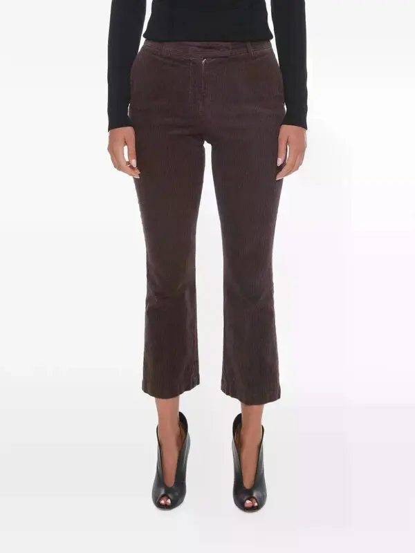 QL2 QUELLEDUE Corduroy Cropped Trousers