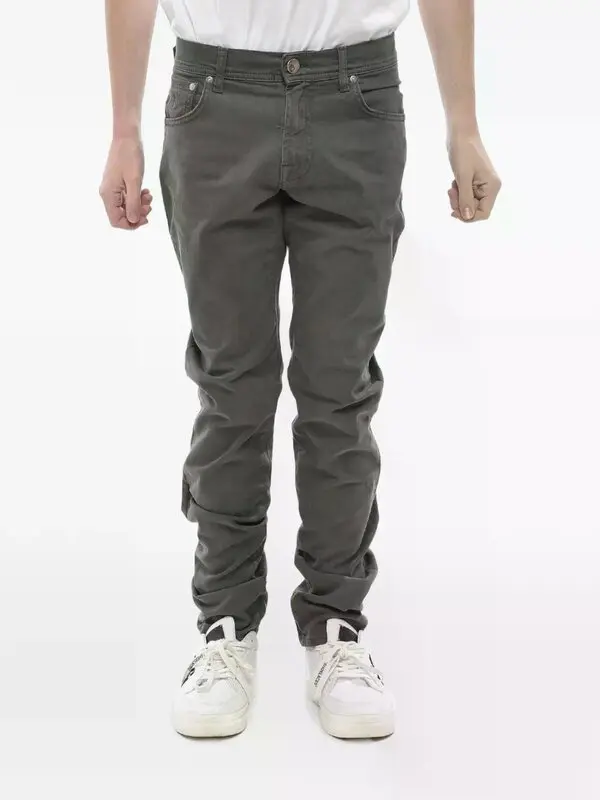 Corneliani Five-pocket Trousers - Green
