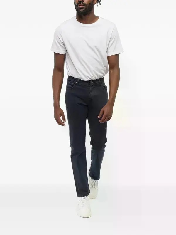 Corneliani Id Embroidered Jeans