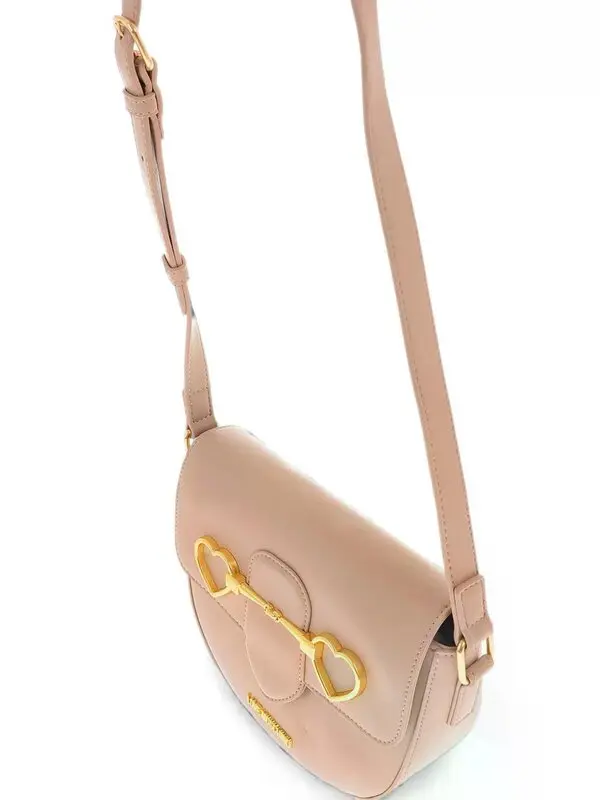 Moschino Heart-clasp Satchel Bag