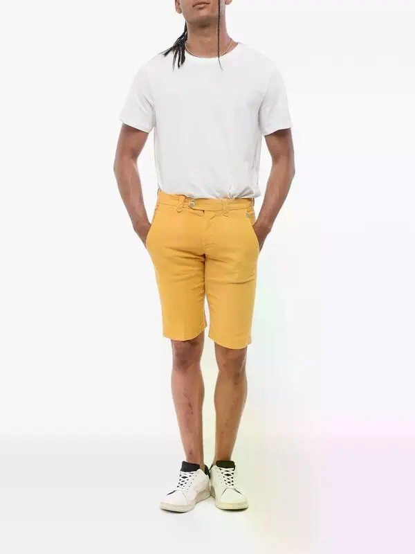 Corneliani Button-fastening Chino Shorts - Yellow