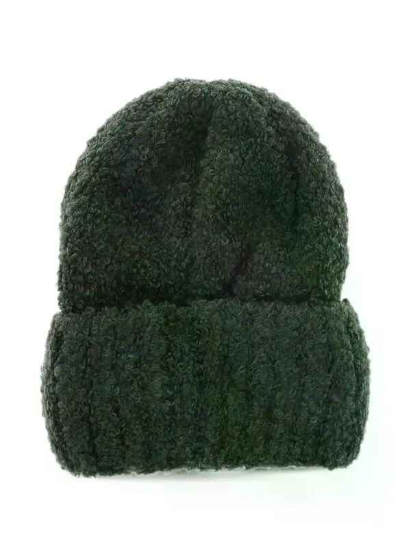 POLAR SKATE CO Embroidered Logo Bouclé Beanie Hat