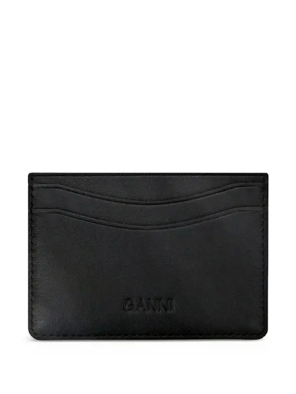 GANNI X Disney Leopard-print Character-motif Card Holder