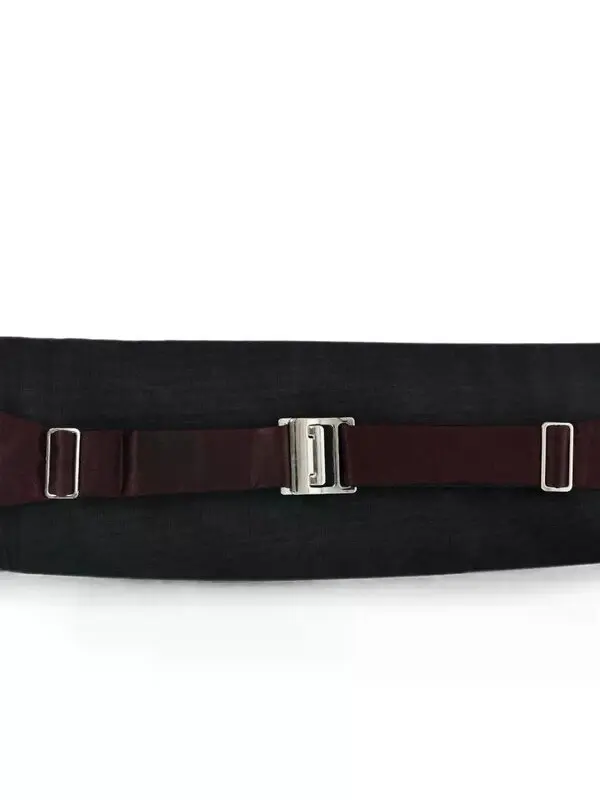 Corneliani Pleated Satin Cummerbund