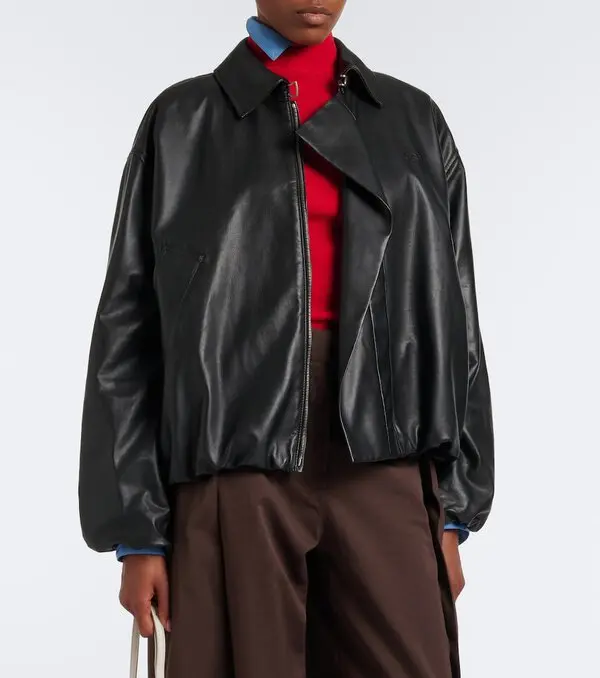 Loewe Leather Blouson Jacket