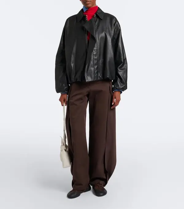 Loewe Leather Blouson Jacket