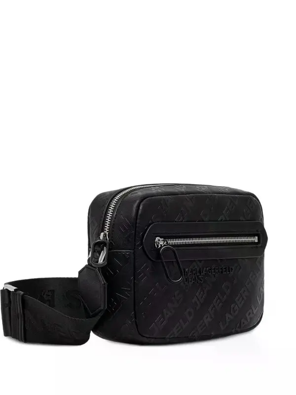 Karl Lagerfeld Logo-embossed Belt Bag - Black