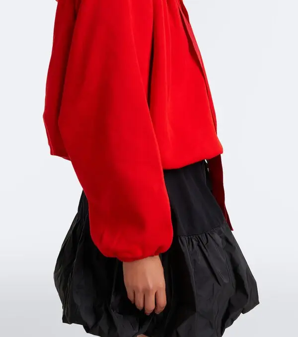 PATOU Cotton Zip-up Hoodie With Drawstring Hood