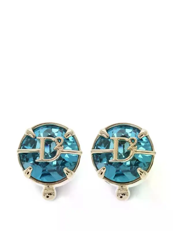 Dsquared2 Logo Detail Clip-on Earrings
