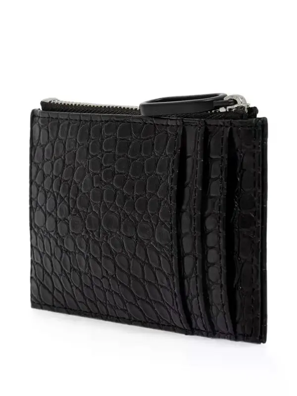 Karl Lagerfeld Croc-effect Card Holder
