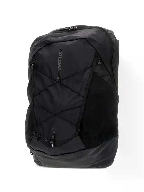 SALOMON Xt 25 Backpack With Logo Print And Mesh Panels - Black