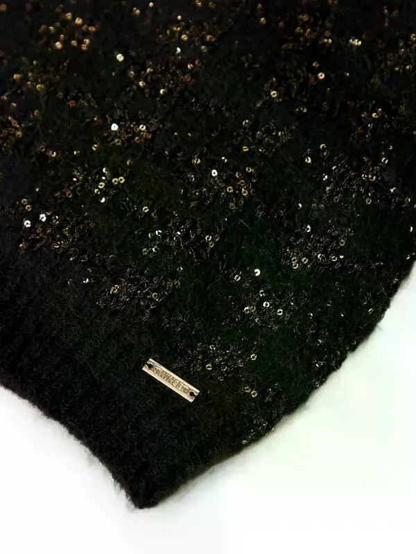 TWINSET Jacquard Knit Beanie Hat