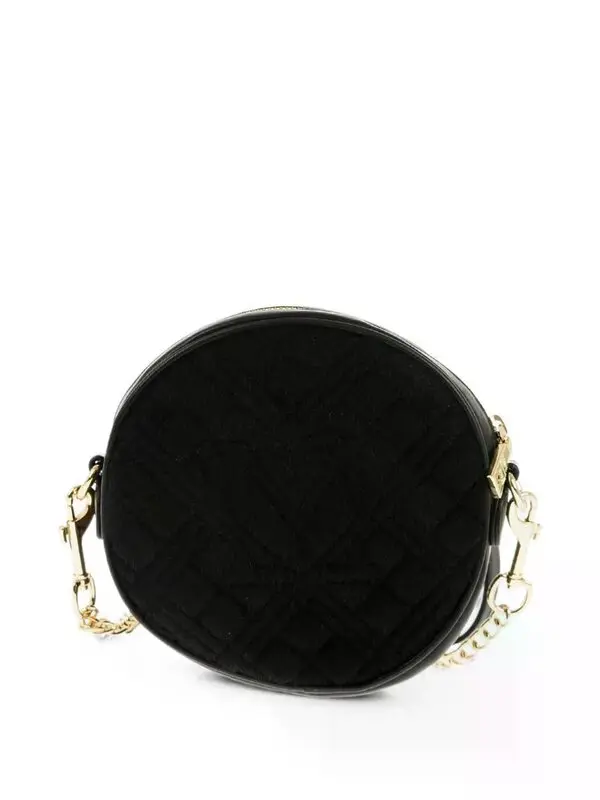 Moschino Heart Pocket Round Mini Crossbody Bag