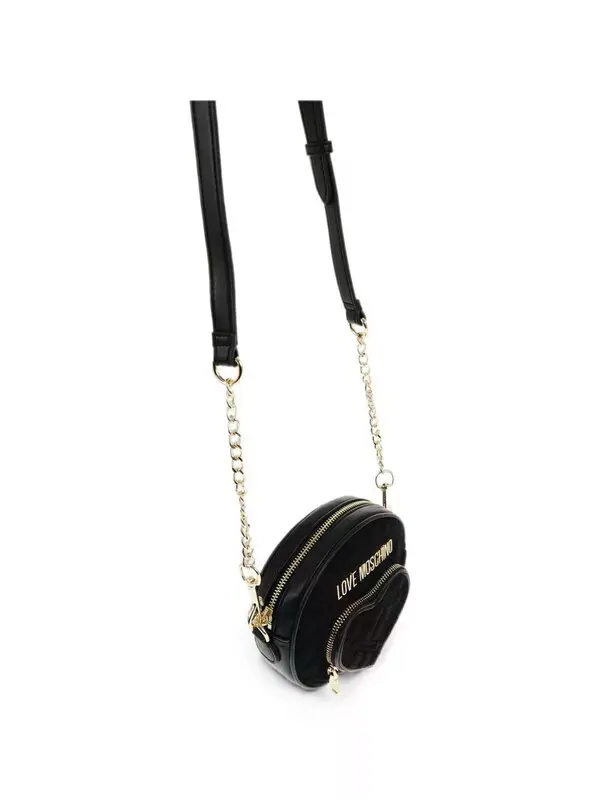 Moschino Heart Pocket Round Mini Crossbody Bag