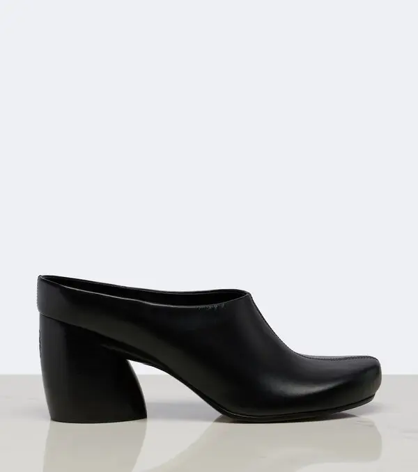 Loewe Oval Leather Mules