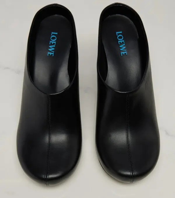 Loewe Oval Leather Mules
