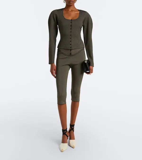 Jacquemus Capri Pants - Brown