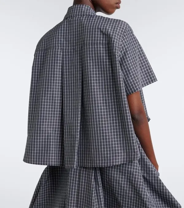 Loewe Checked Cotton-blend Shirt