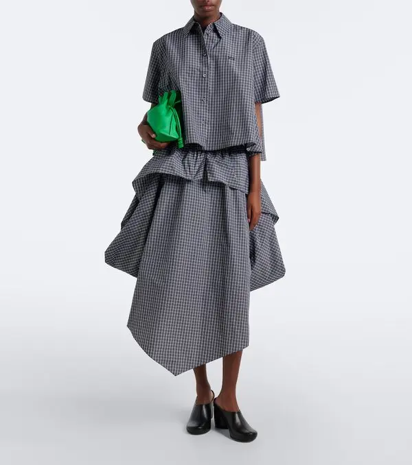 Loewe Checked Cotton-blend Shirt