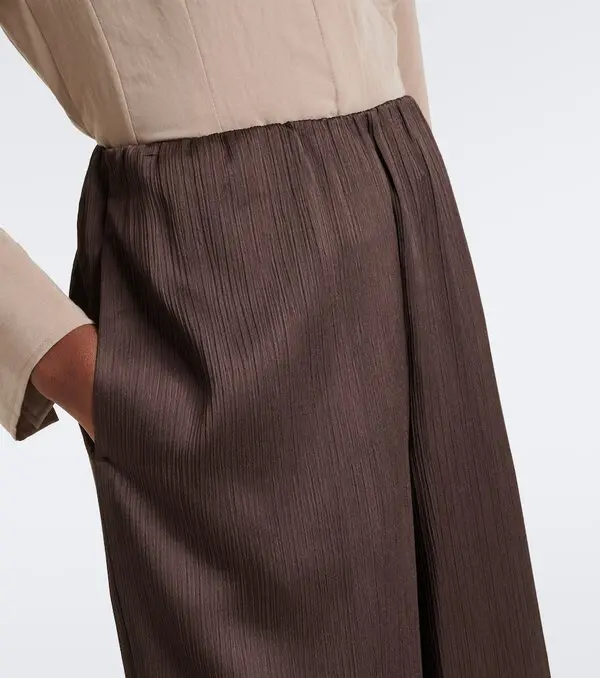 Vince Crinkled Plissé Balloon Pants