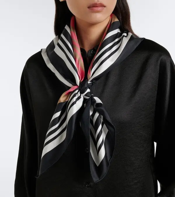 JOSEPH Zenza Printed Silk Twill Scarf